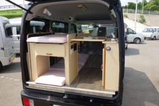 2段ベッド仕様 | 日産 NV100 GXターボ 2WD | 軽キャンパードットコム